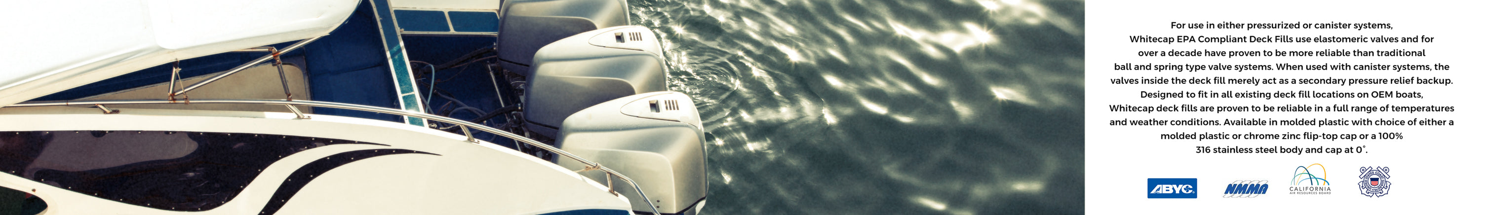EPA Deck Fills – Whitecap Marine Hardware