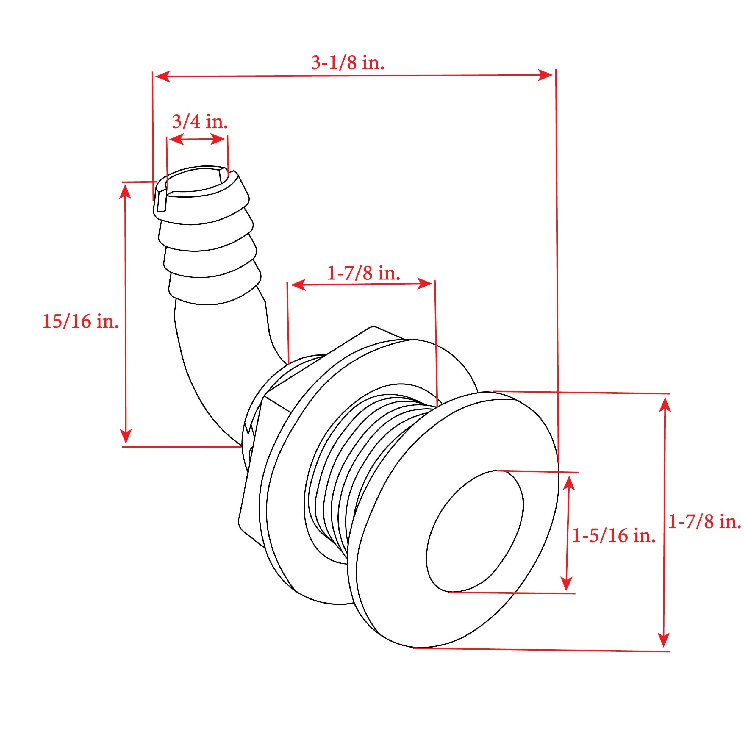 Thru Hulls – Whitecap Marine Hardware