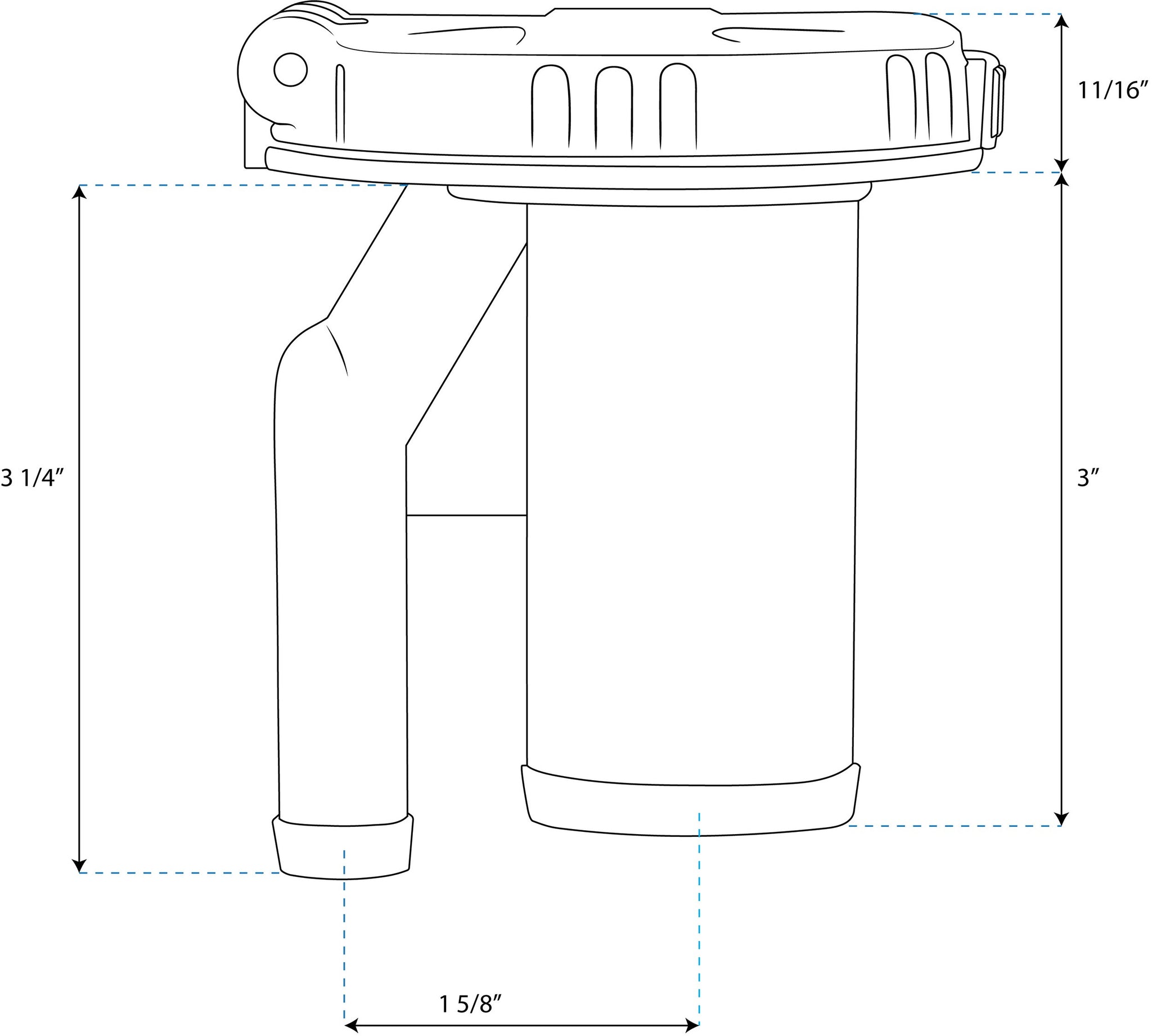Chrome/Zinc EPA/CARB Flip Top Pressurized Deck Fill - Gas – Whitecap ...