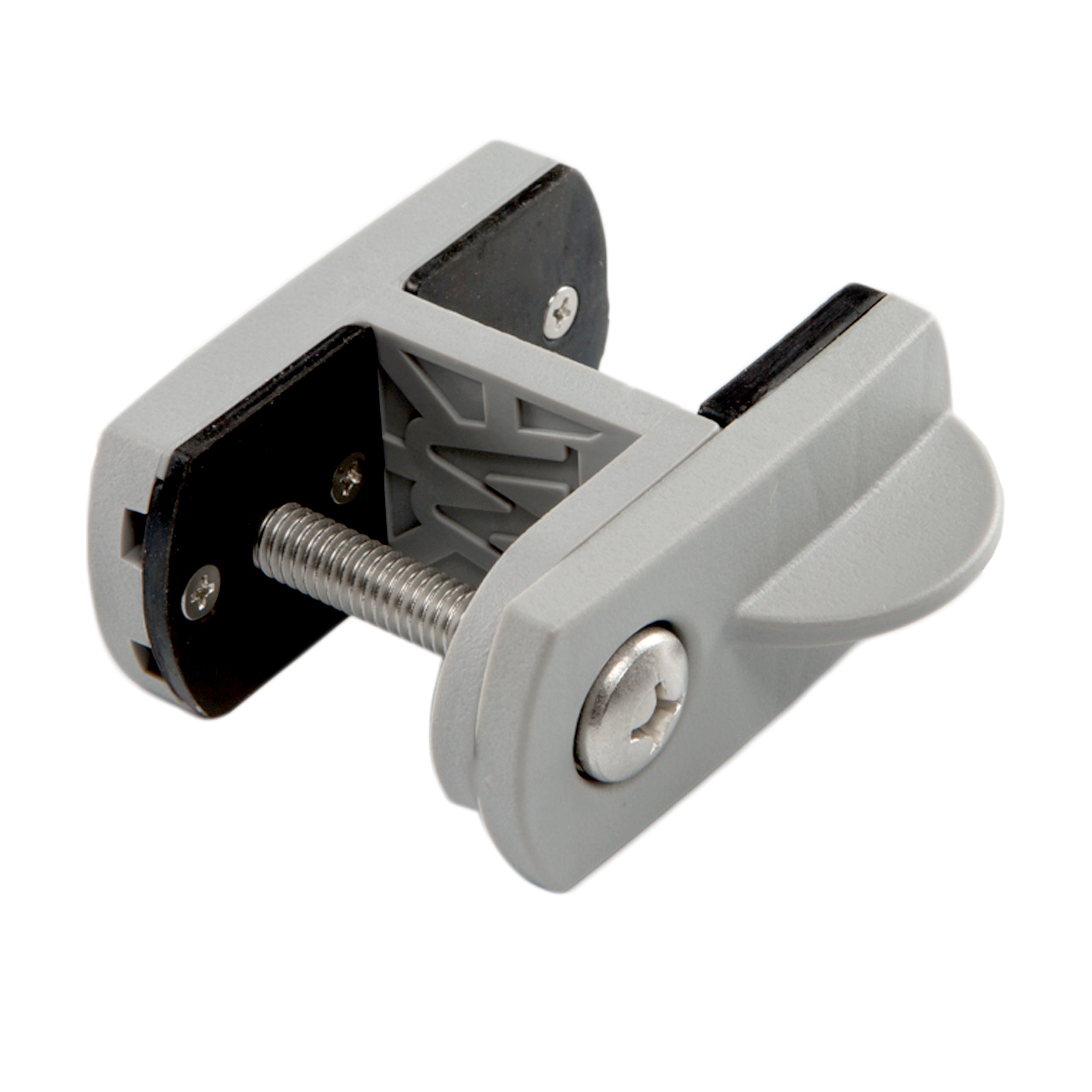 Grey Nylon Square Tube Gate Latch – Whitecap Marine Hardware