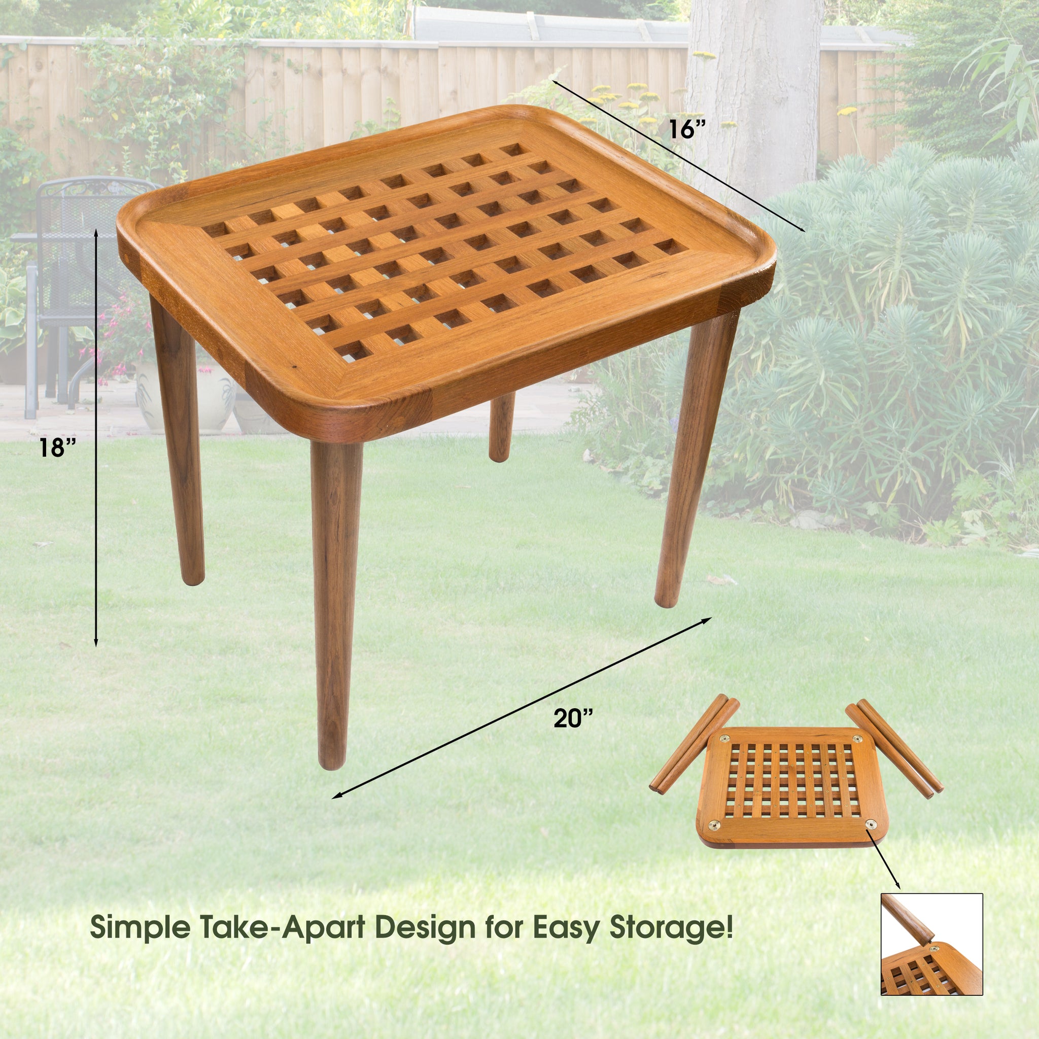 Cockpit Grate End Table – Whitecap Marine Hardware