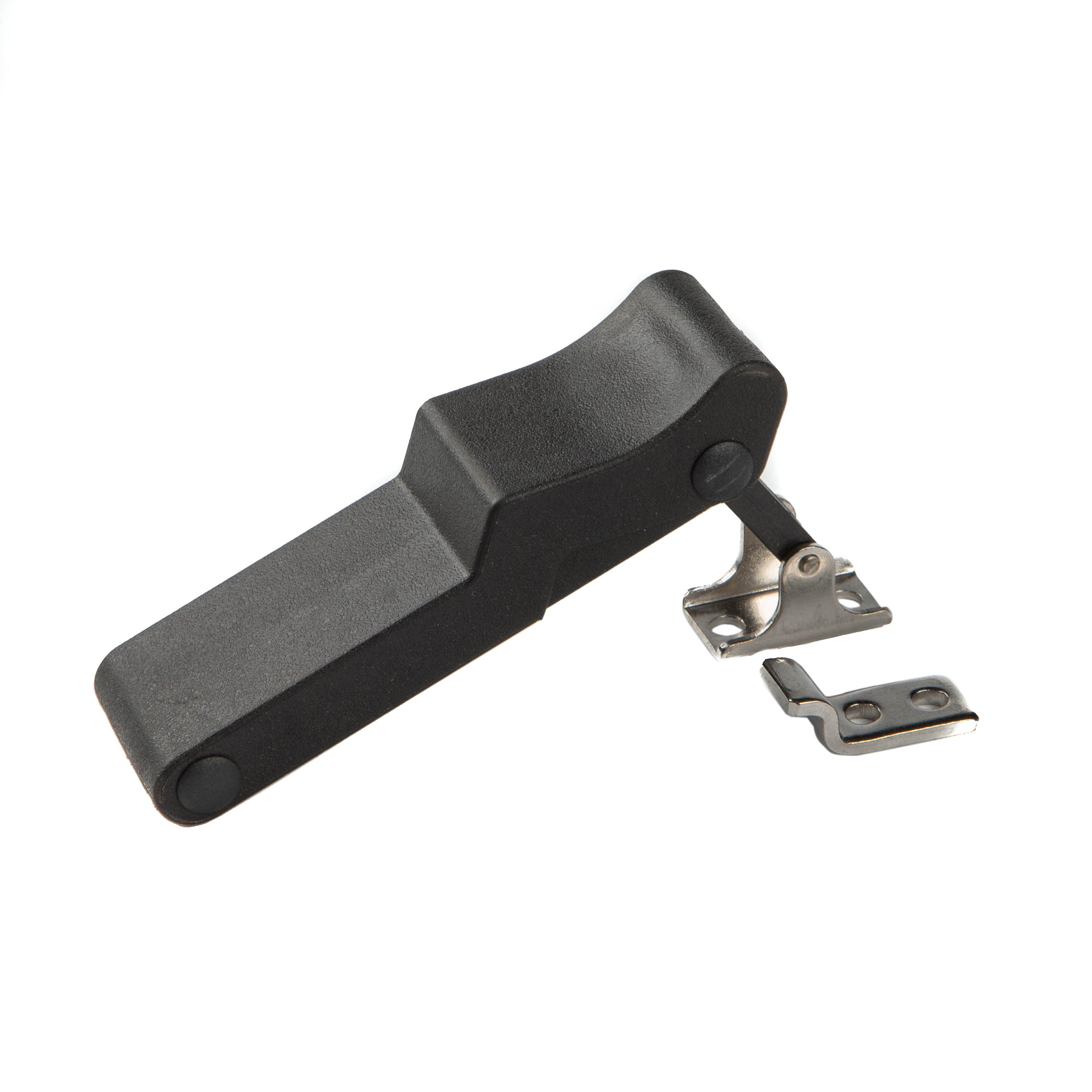 Black Rubber Draw Latch with S-Keeper – Whitecap Marine Hardware