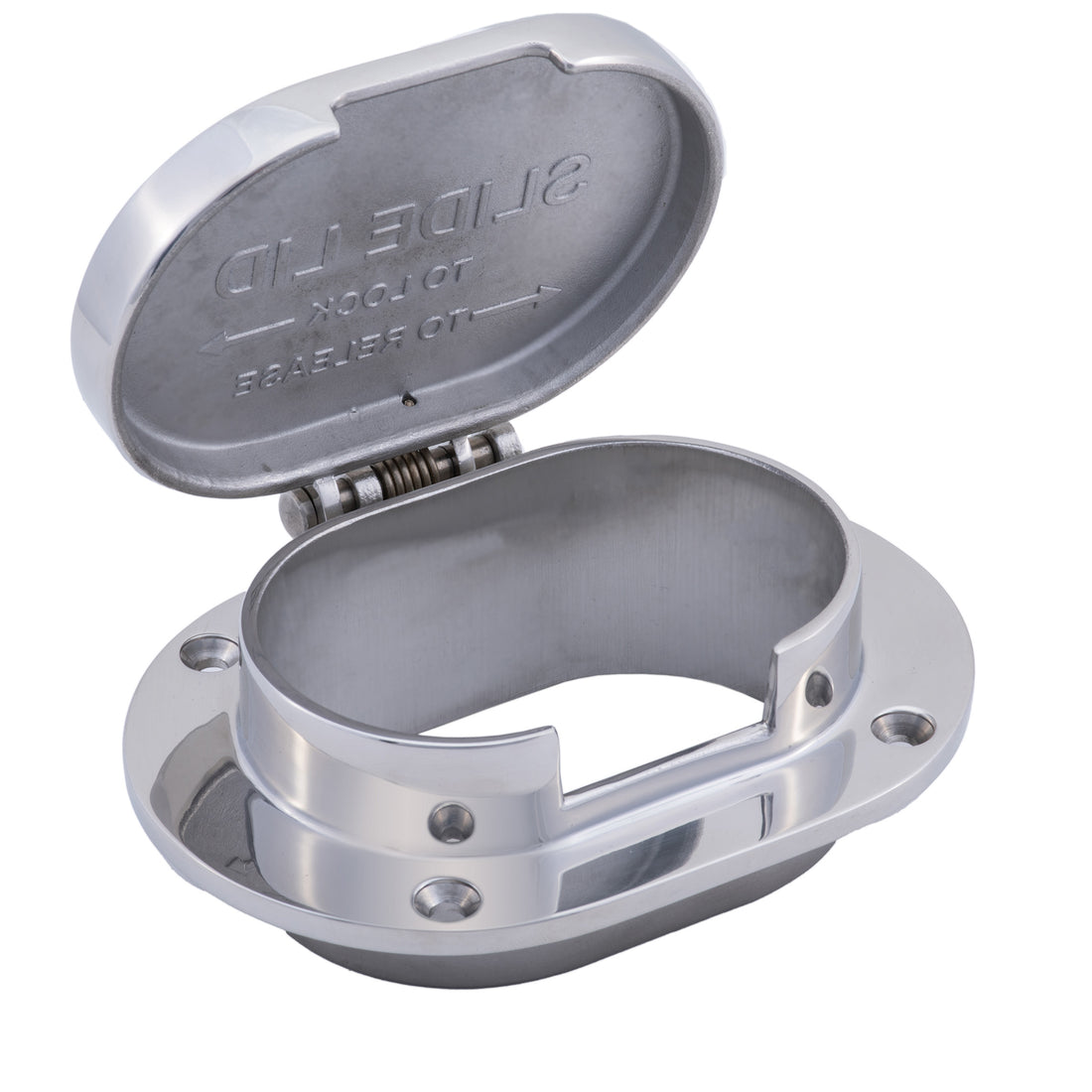 316 Stainless Steel Hinged Chain and Rope Deck Pipe – Whitecap Marine ...