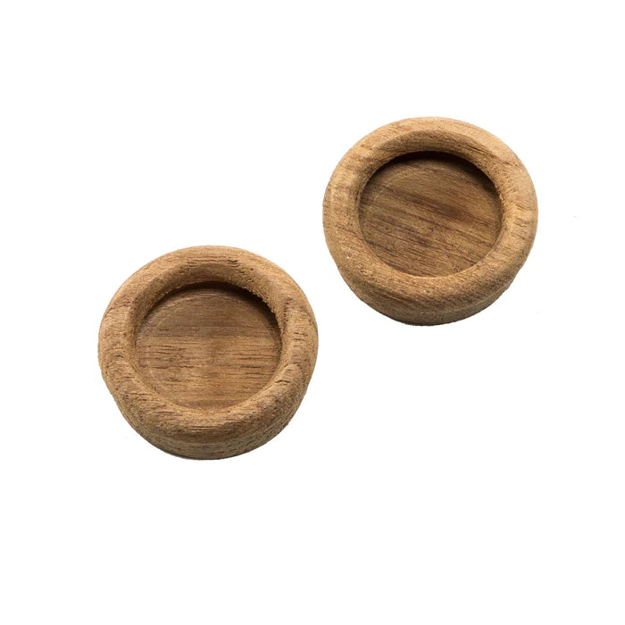 Premium Grade Teak Round Drawer Pull – Whitecap Marine Hardware