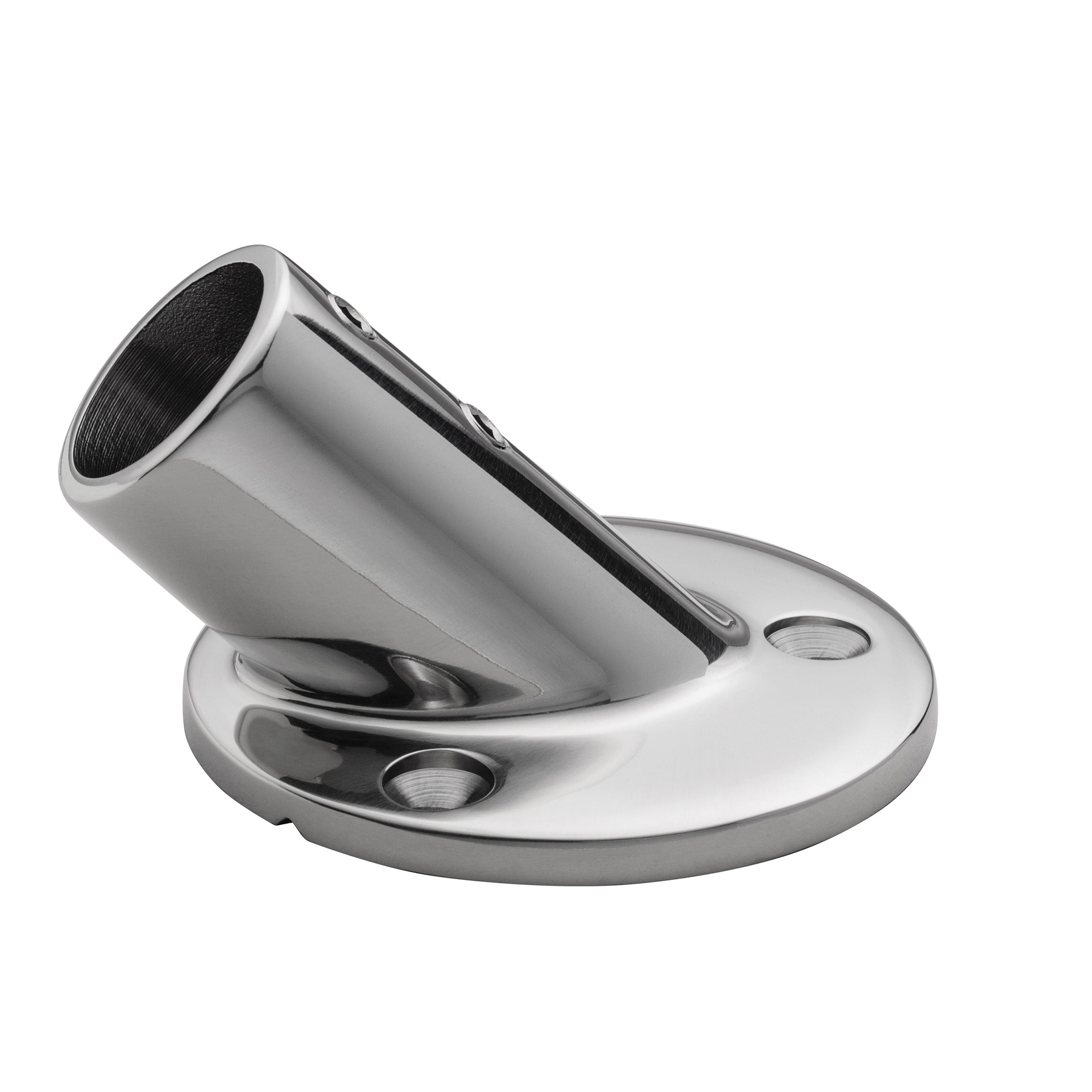 1" 45° Round Base Rail Fitting – Whitecap Marine Hardware