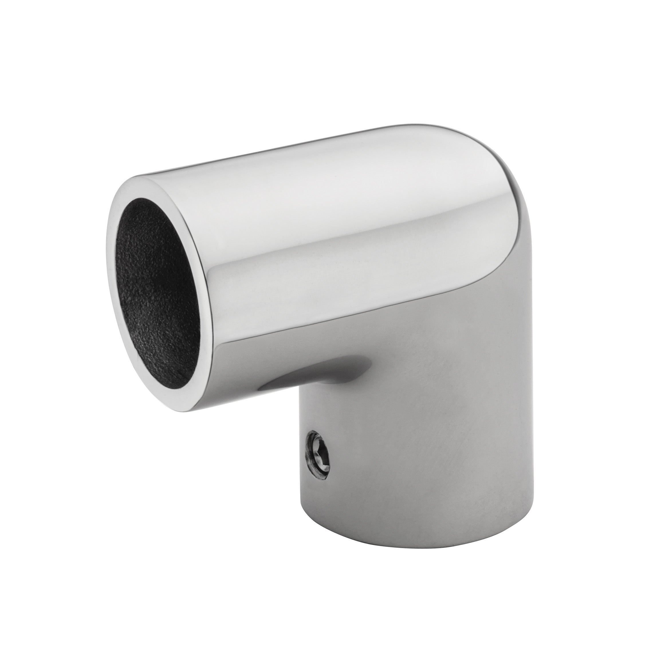 90° Chrome Plated Zinc Elbow Rail Fitting – Whitecap Marine Hardware