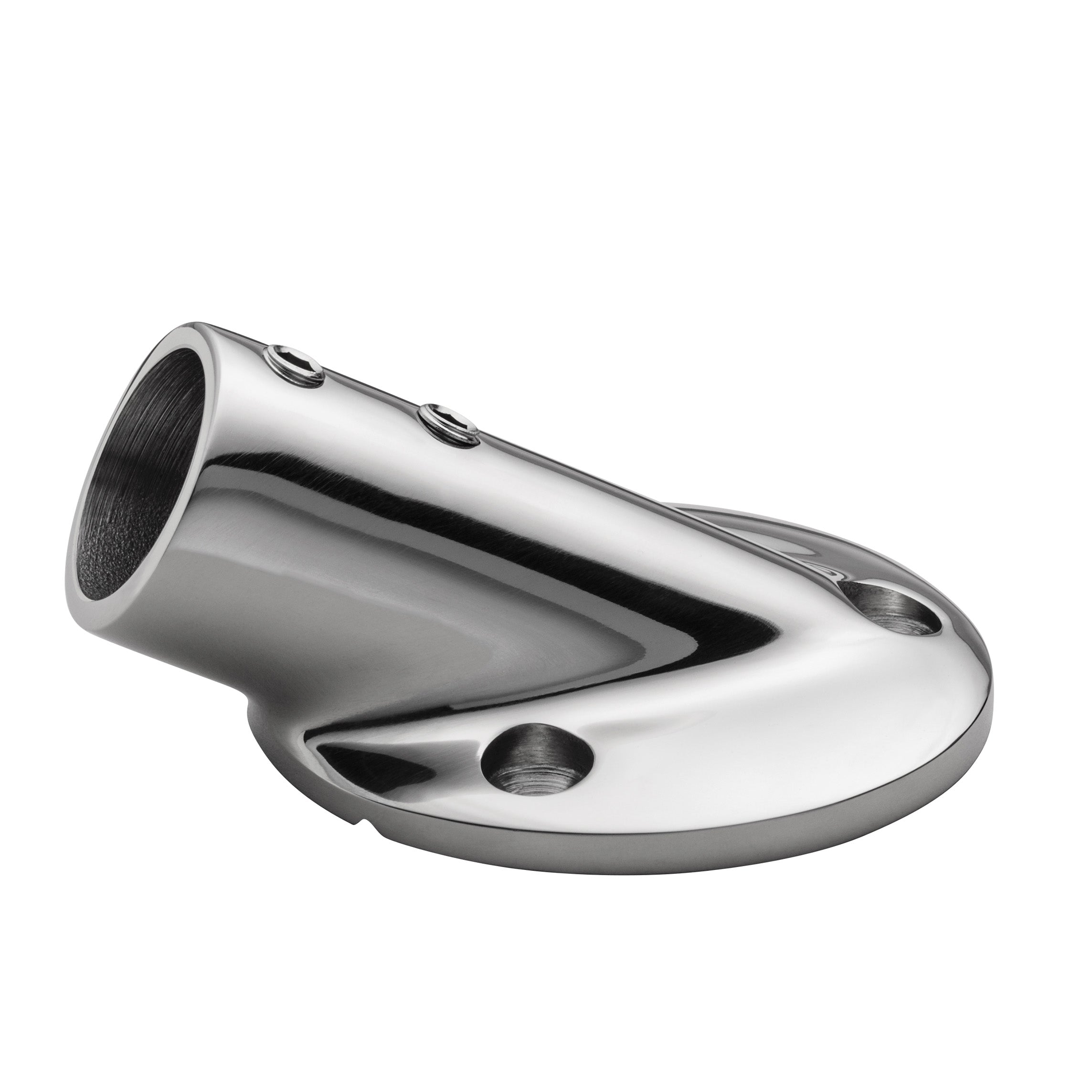 1" 30° Round Base Rail Fitting – Whitecap Marine Hardware