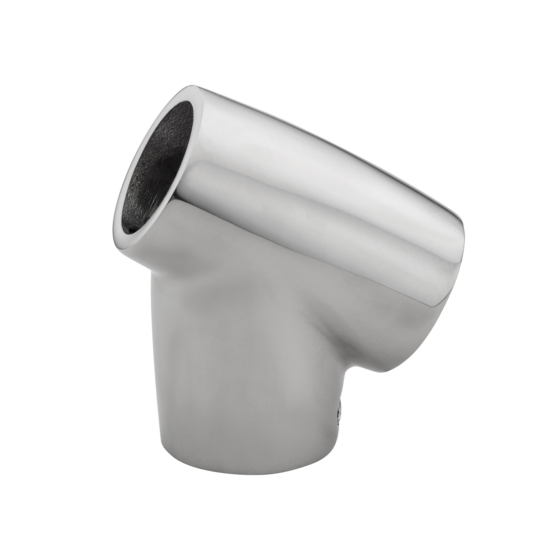 60° Chrome Plated Zinc Universal Tee Rail Fitting – Whitecap Marine ...
