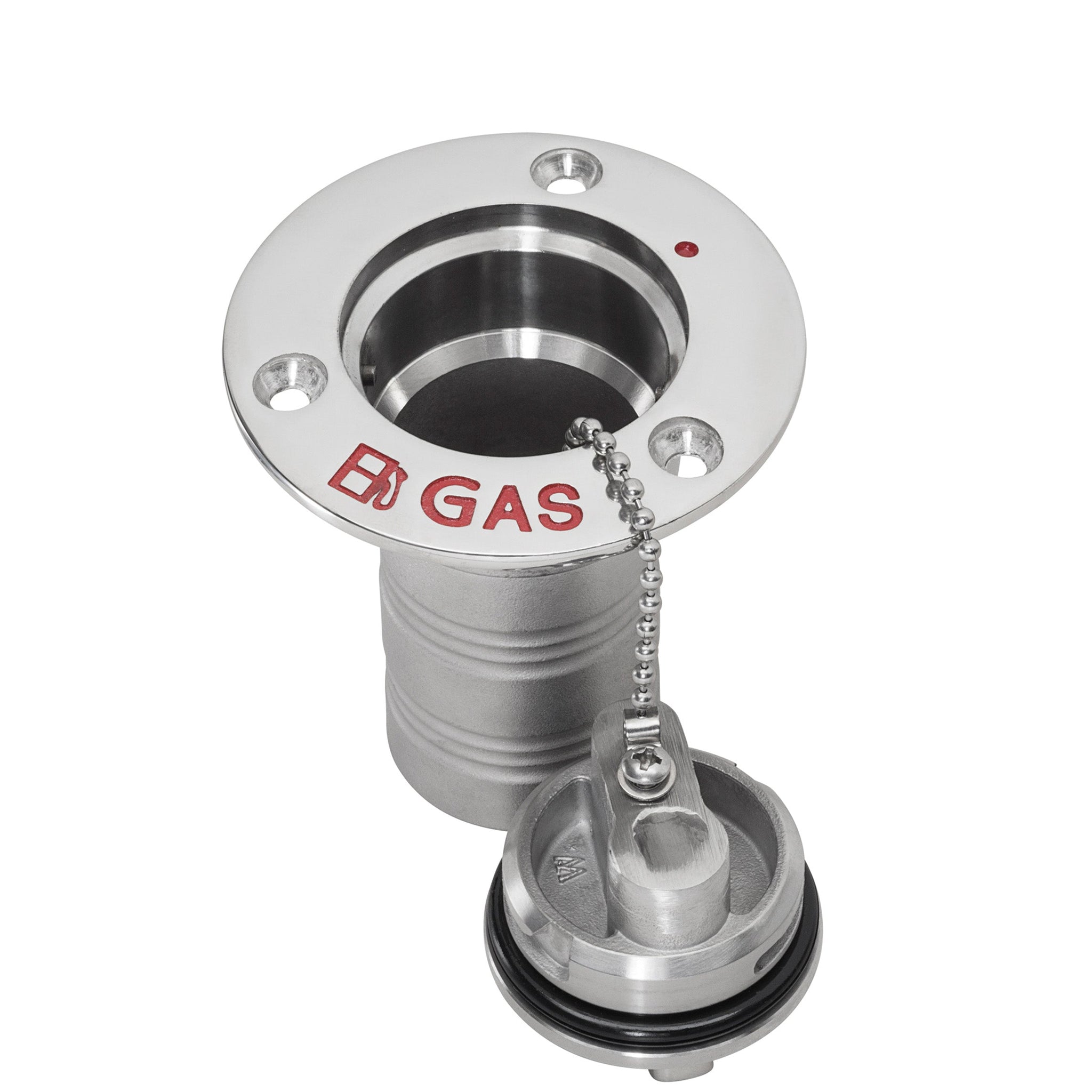 90° EPA Pull Up Deck Fill with 2" Hose (Gas) – Whitecap Marine Hardware