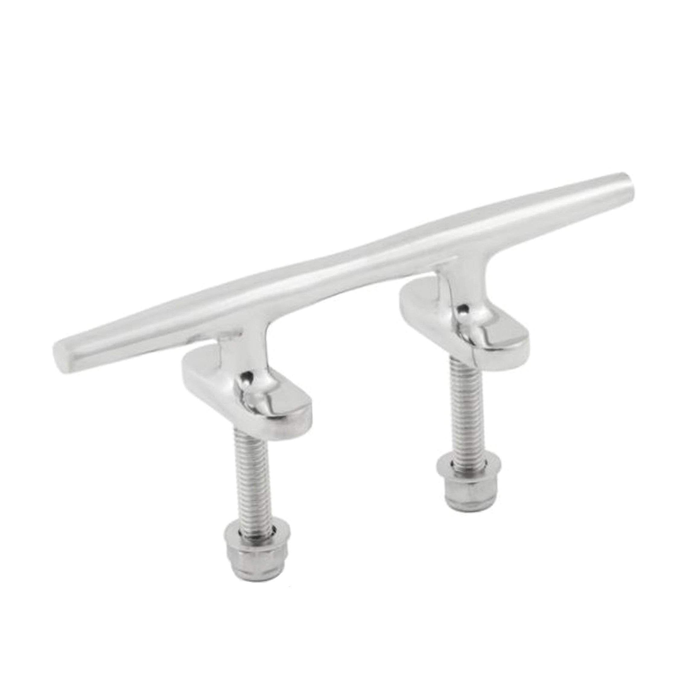 Wide Base Stainless Steel Studded Cleat – Whitecap Marine Hardware
