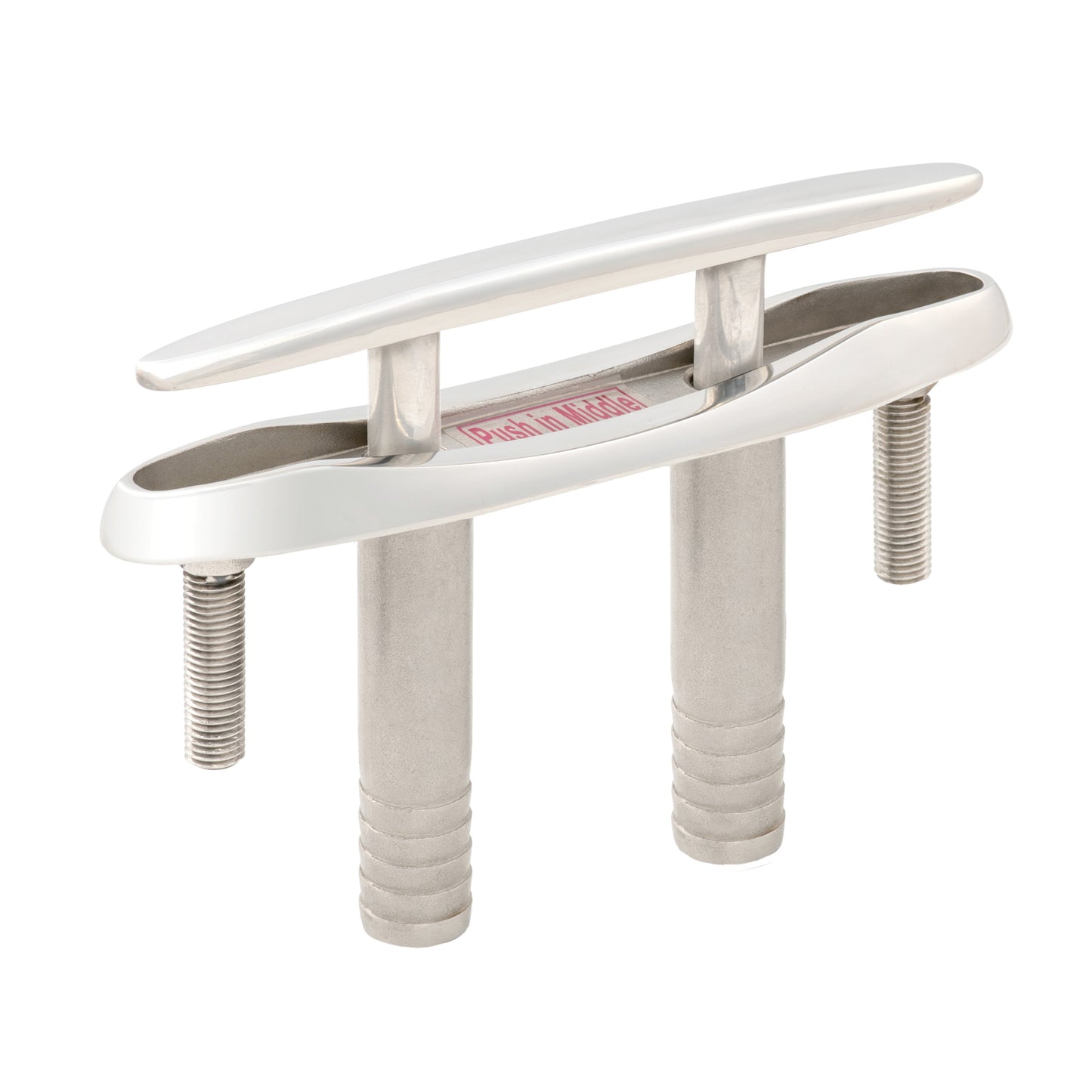 8" Stainless Steel E-Z Push Up Cleat – Whitecap Marine Hardware