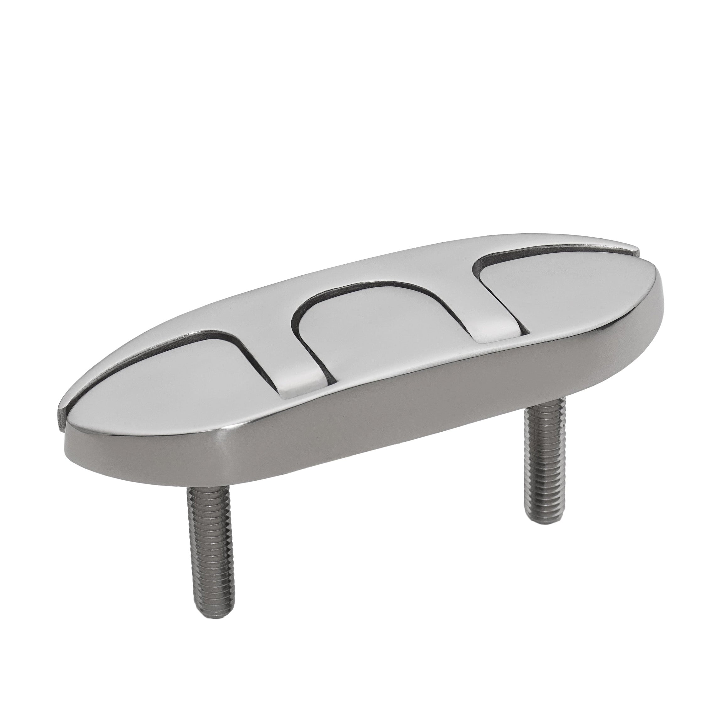 4-9/16" 304 Stainless Steel Studded Folding Cleat – Whitecap Marine ...