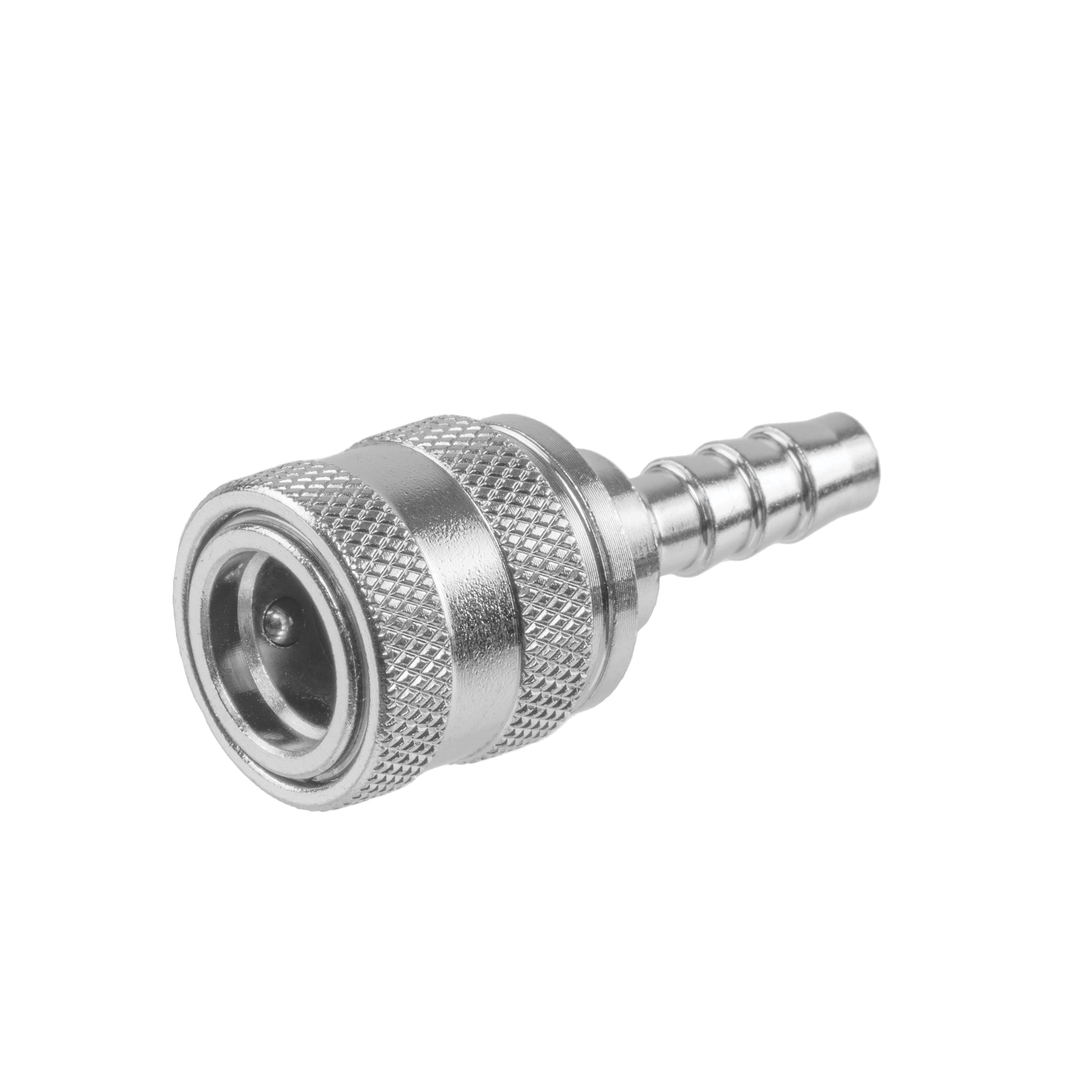 1/4" Large Chrome Plated Brass Barb Female Suzuki Quick Connectors ...