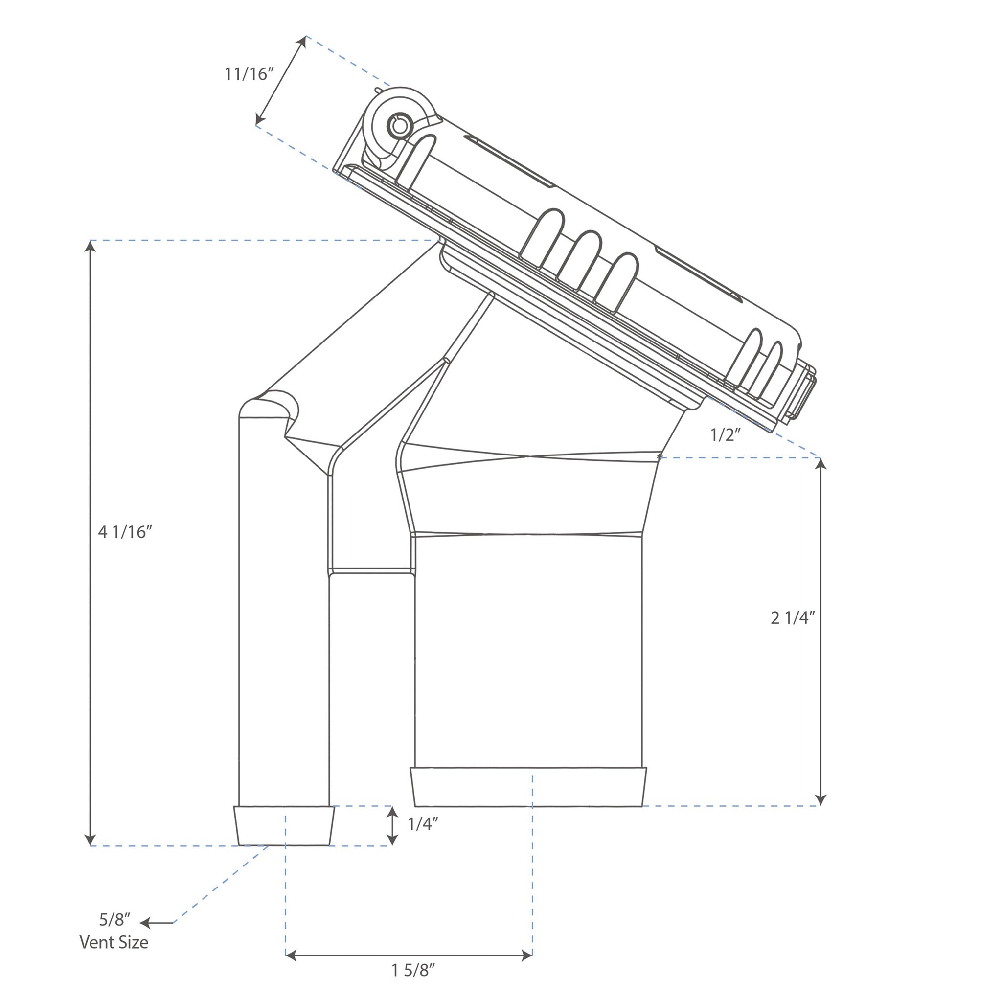30° Chrome/Zinc EPA/CARB Flip Top Pressurized Deck Fill - Diesel ...