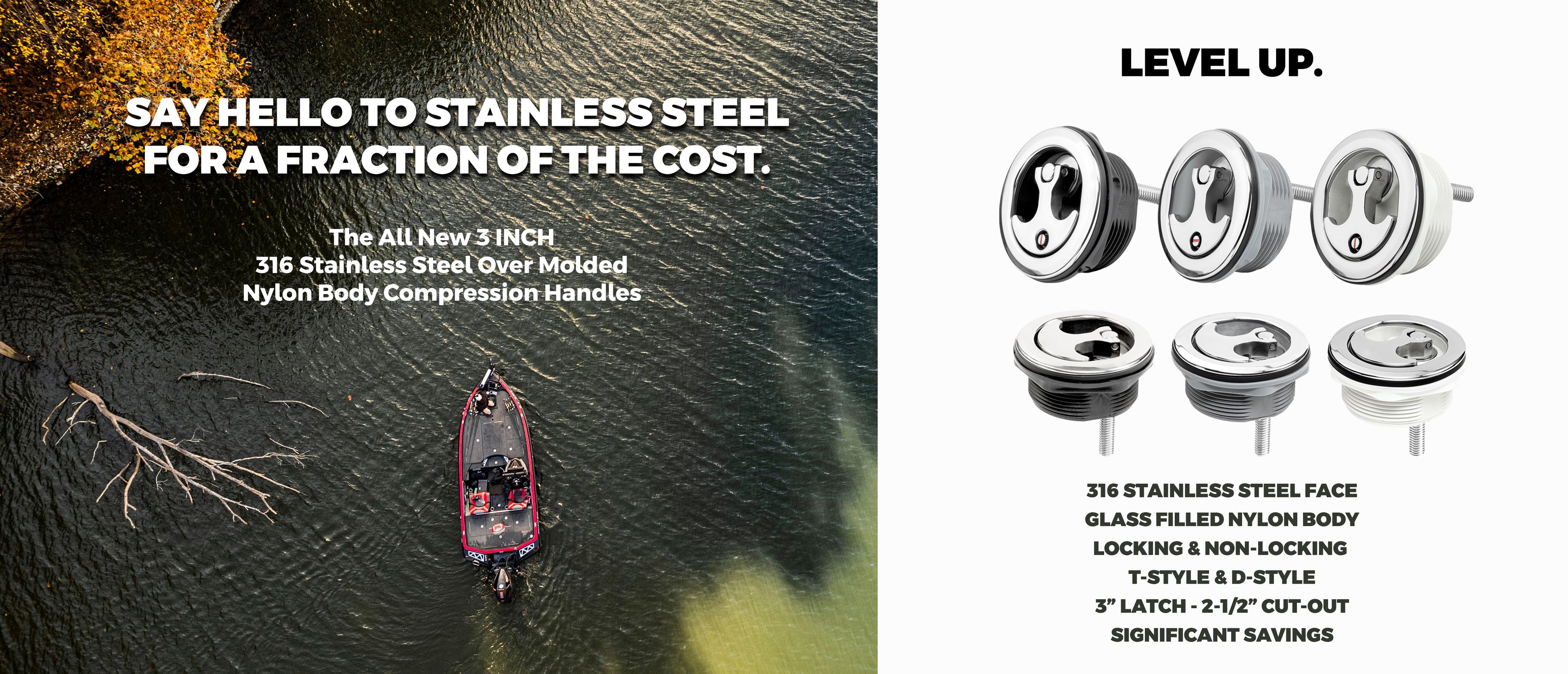 Over Molded Latches – Whitecap Marine Hardware