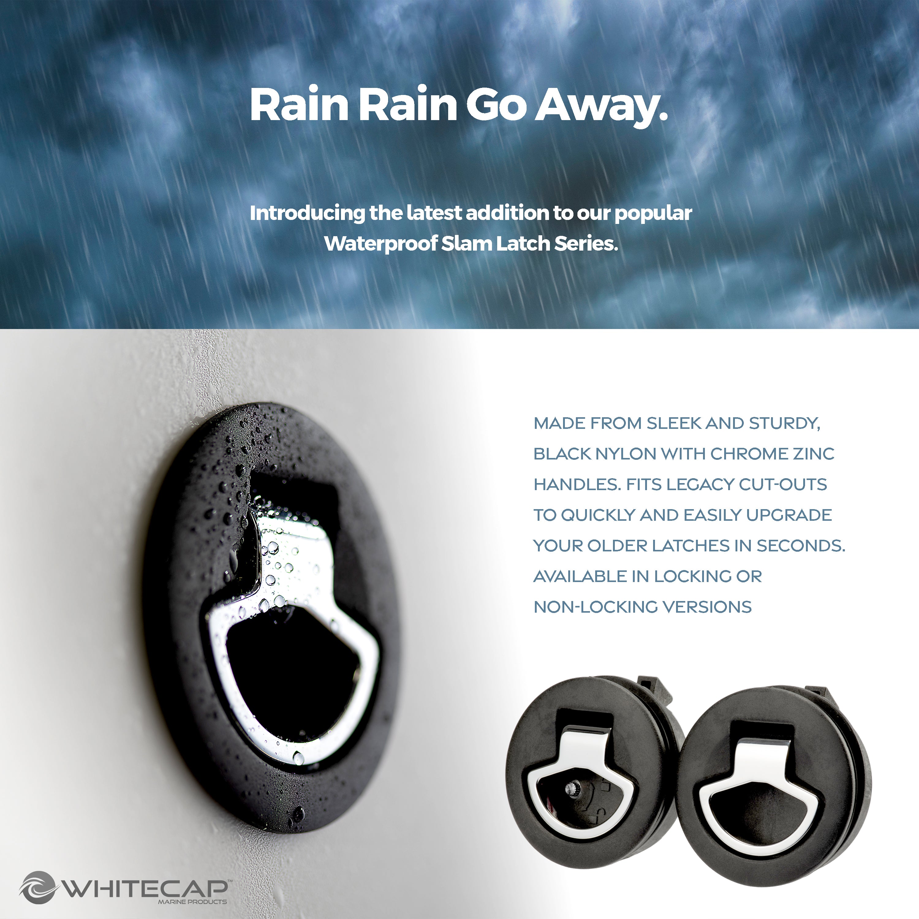 Waterproof Slam Latches – Whitecap Marine Hardware