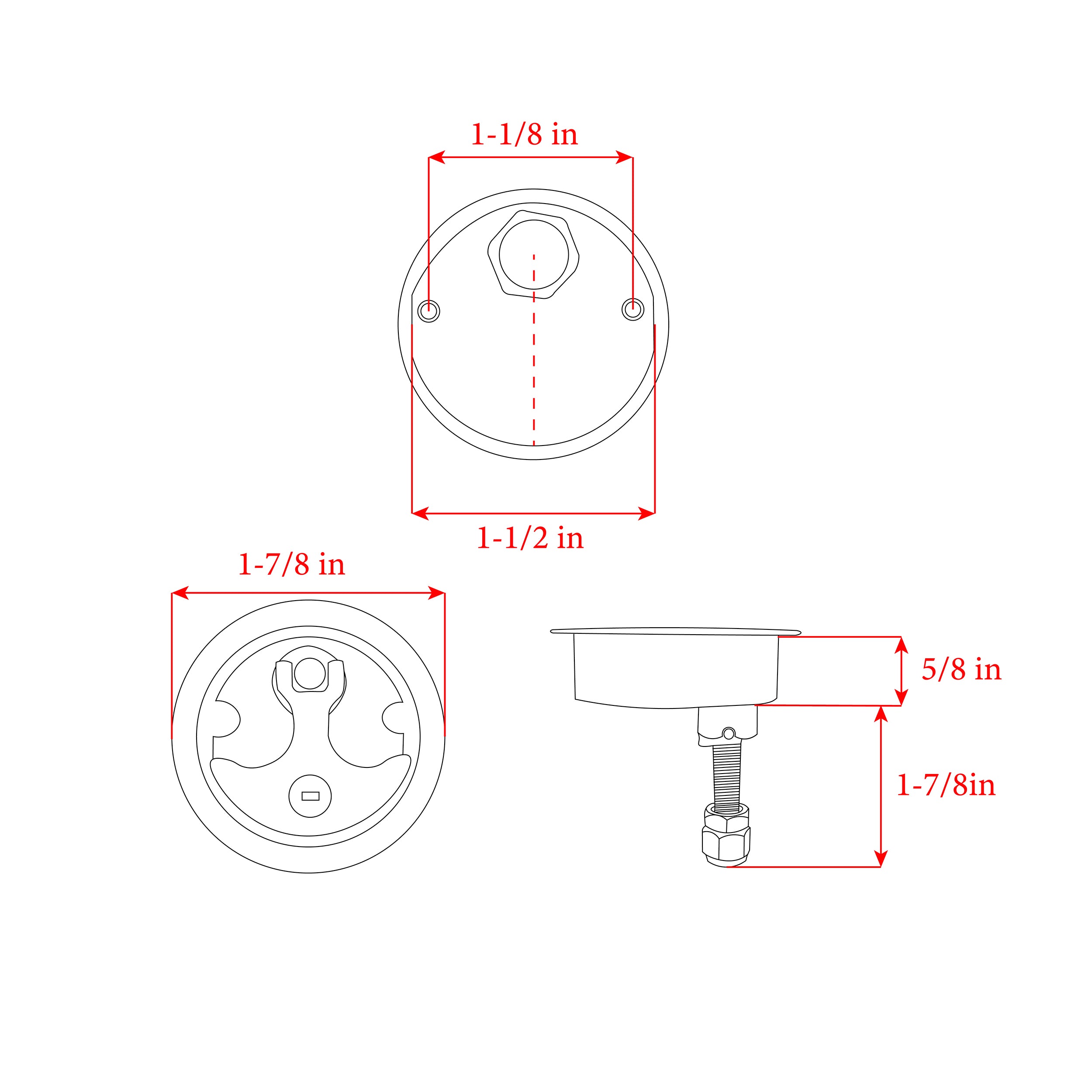 Compression Handles and Slam Latches – Whitecap Marine Hardware