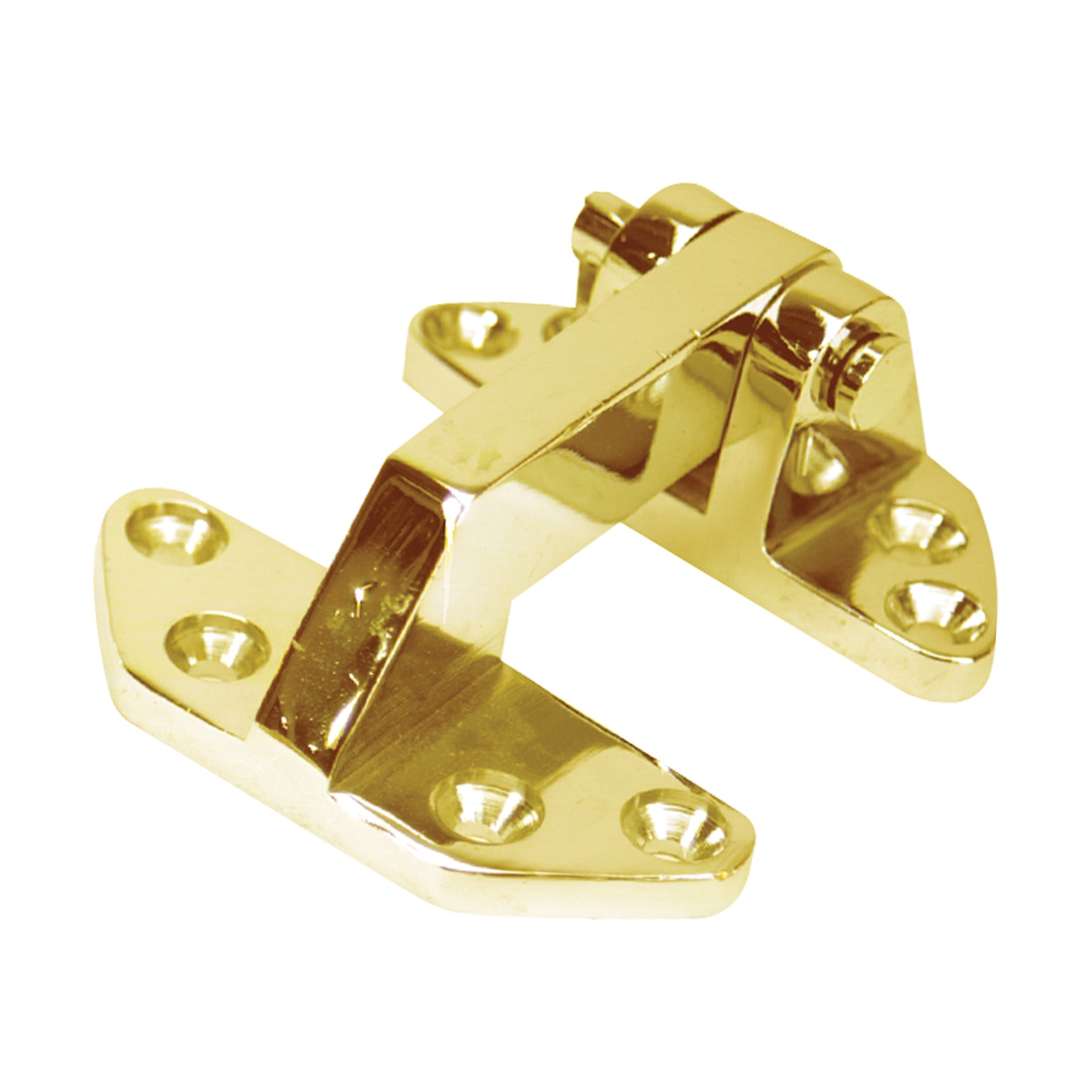 Polished Brass Standard Hatch Hinge – Whitecap Marine Hardware