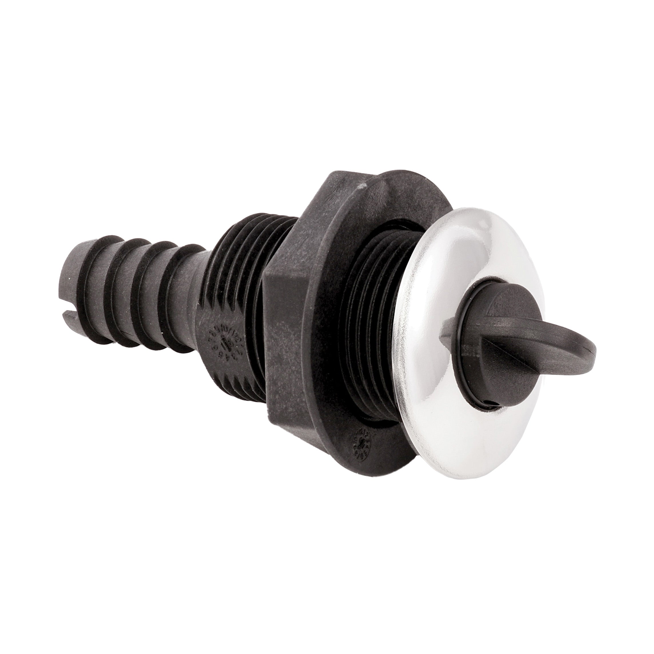 Straight Livewell Drain Thru Hull – Whitecap Marine Hardware