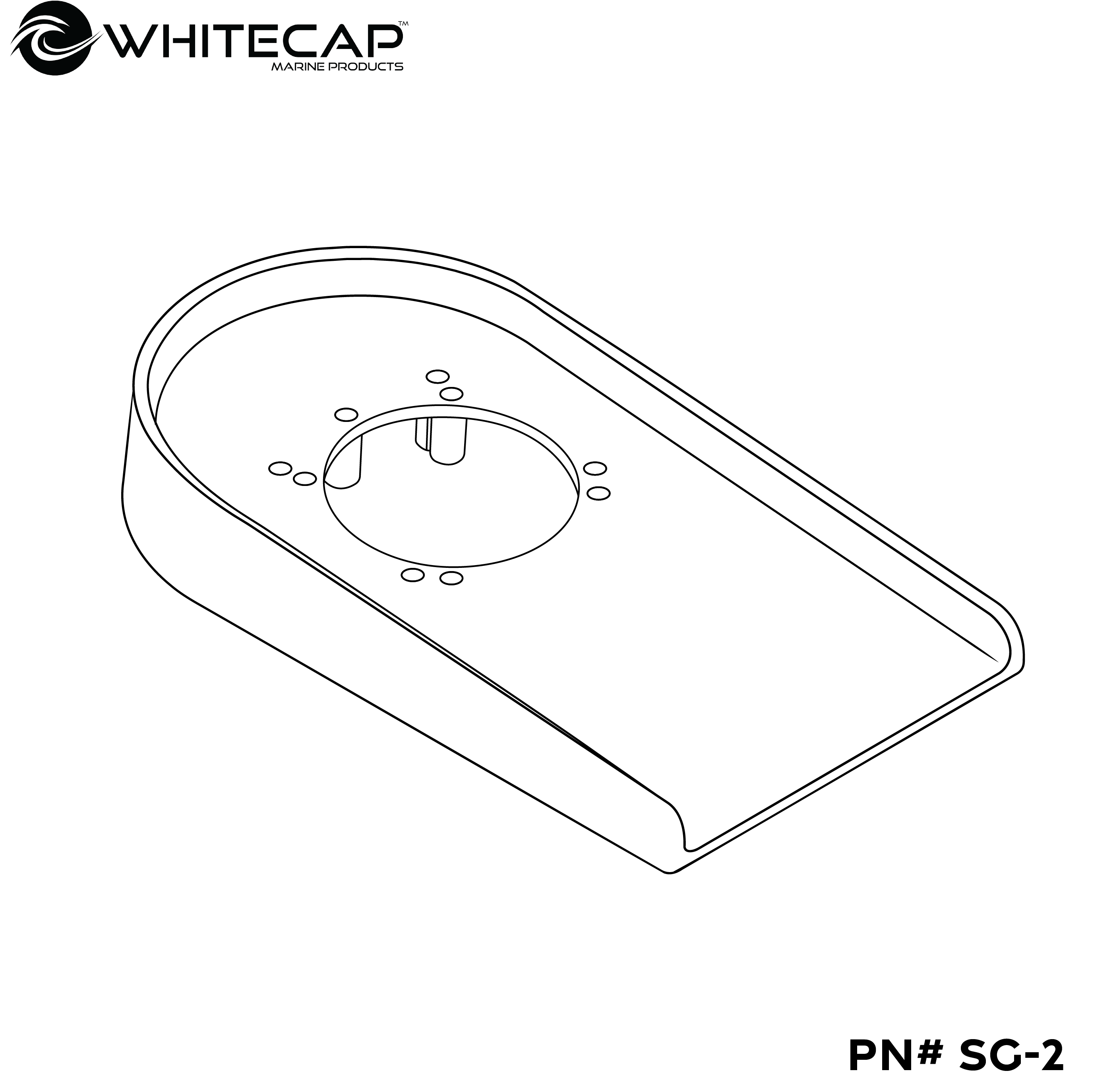 7-3/4" Splash Guard for Enviro-Fill TM – Whitecap Marine Hardware