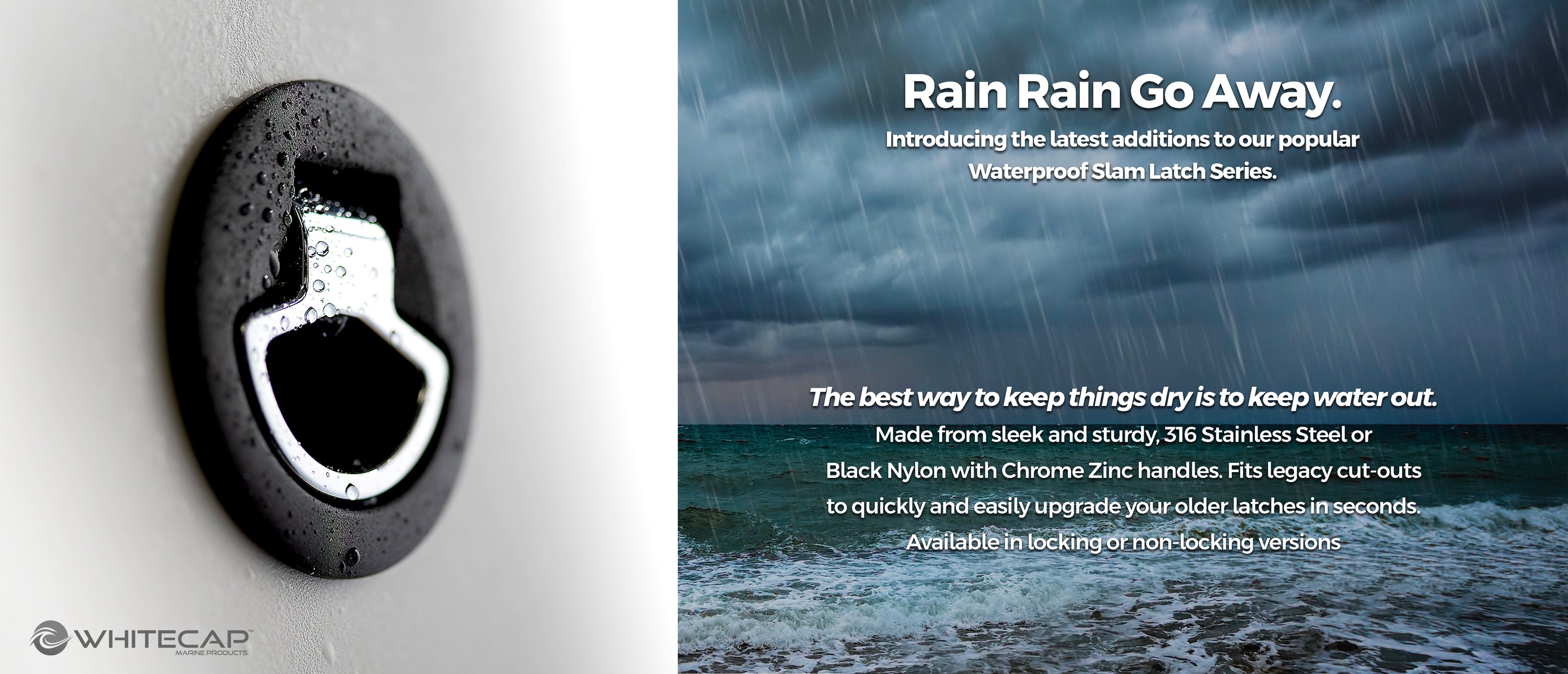 Waterproof Slam Latches – Whitecap Marine Hardware