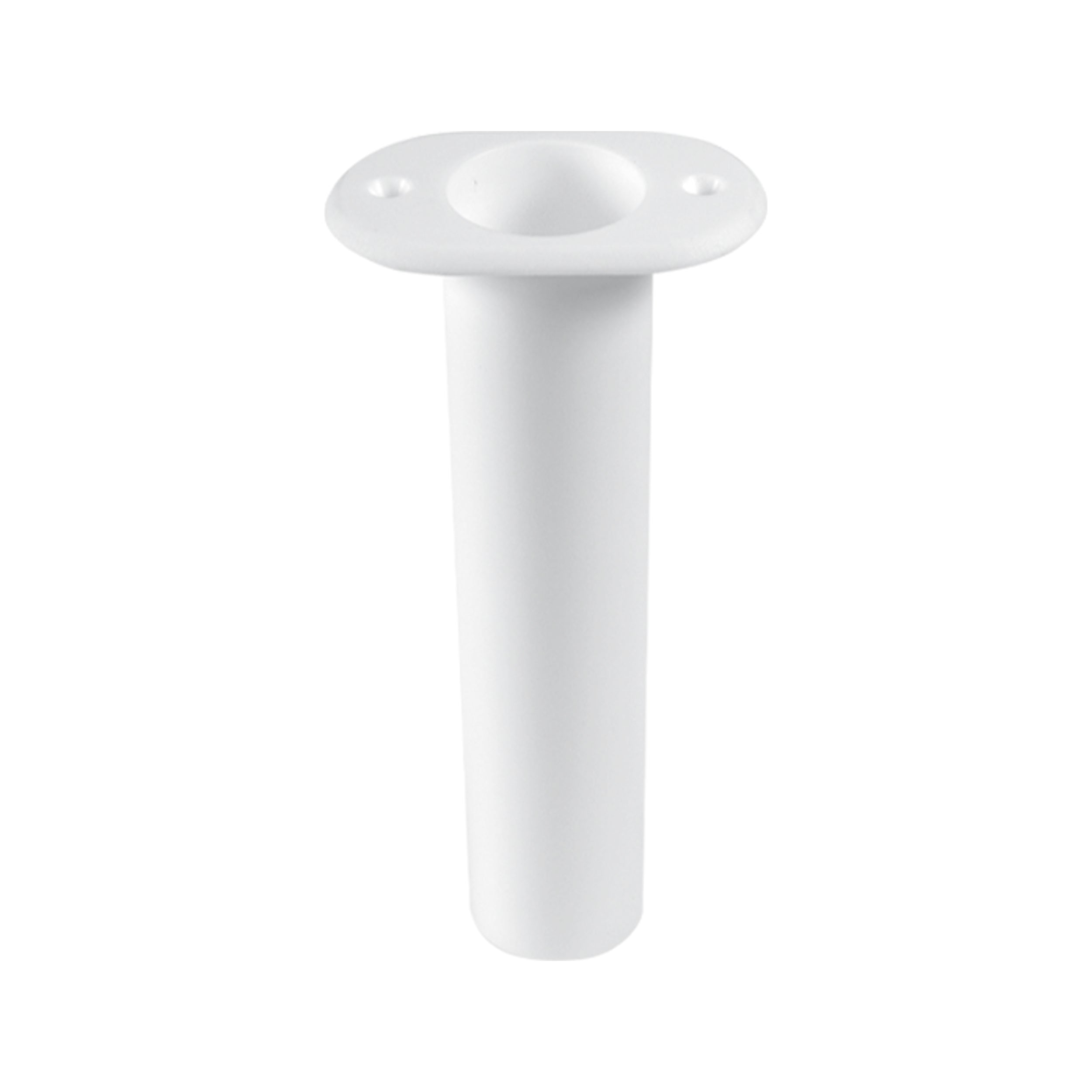 90° White Nylon Flush Mount Rod Holder – Whitecap Marine Hardware