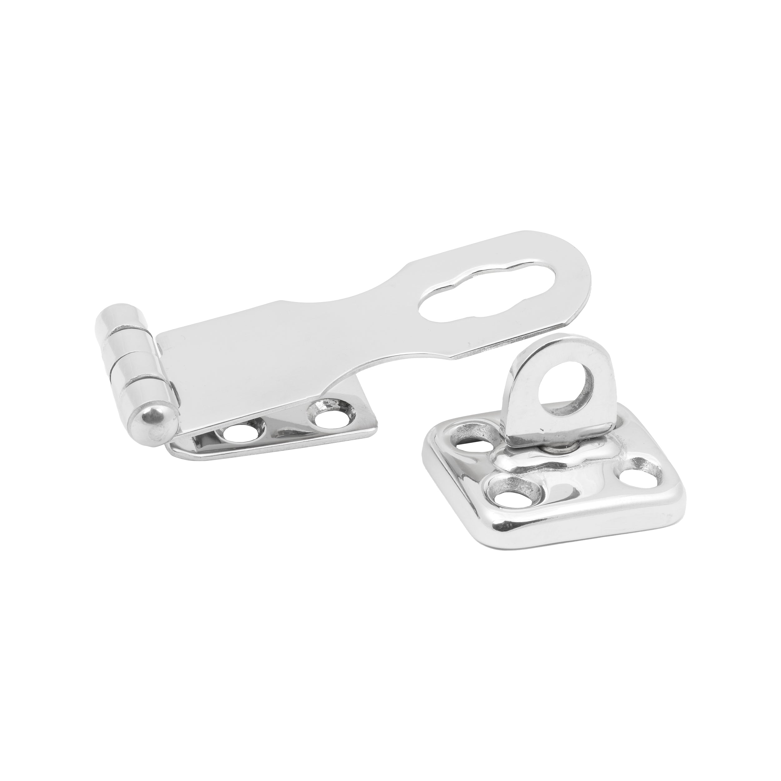 Chrome Plated Brass Swivel Safety Hasp – Whitecap Marine Hardware