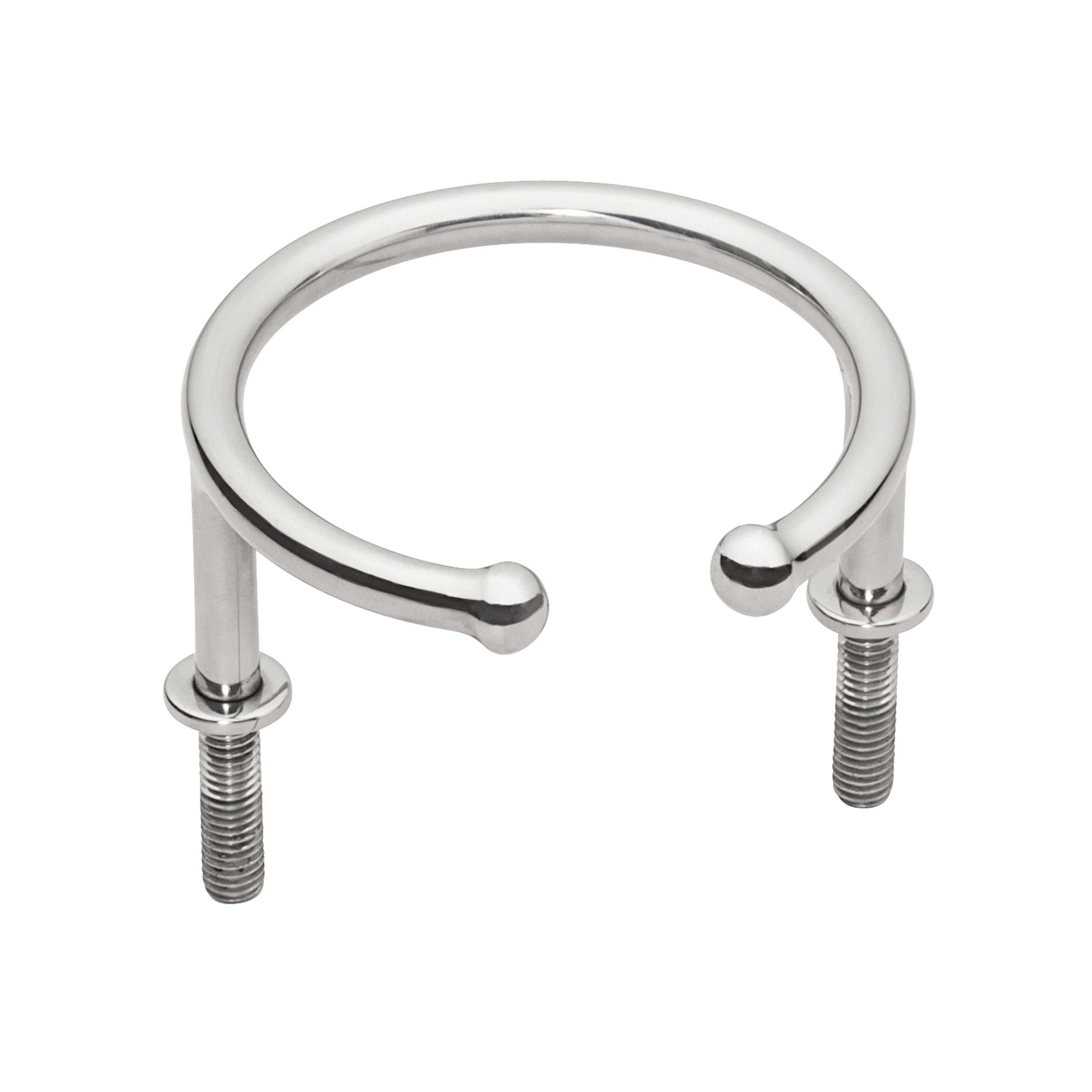 304 Stainless Steel 1 Drink Top Mount Ring Cup Holder - Stud Mount ...